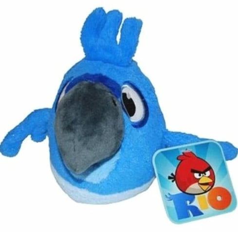 Angry Birds Rio Blu Bluebird Backpack Clip Plush Key Chain - Walmart.com