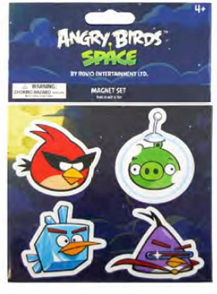 Angry Birds Space 4-Pack Flat Character Magnets - Walmart.com