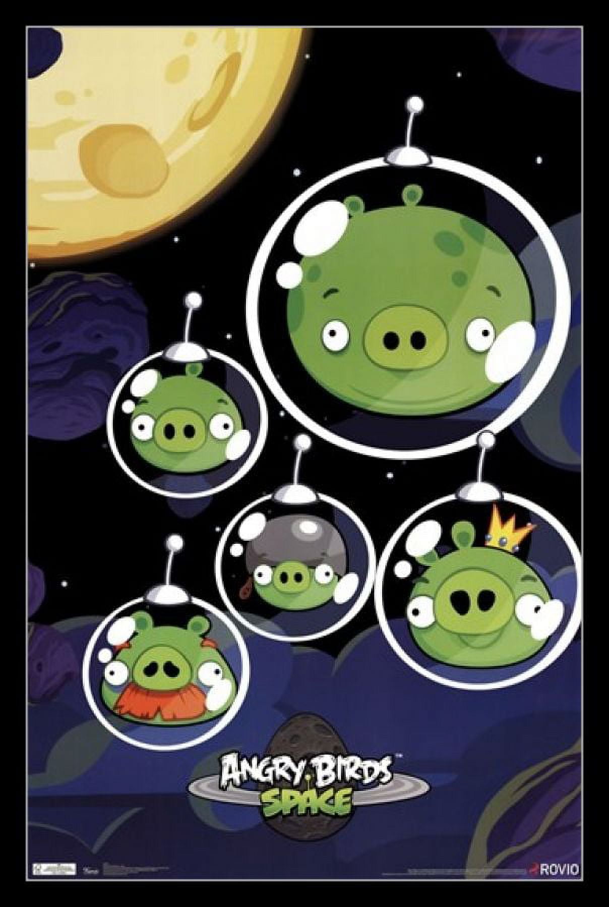 Angry Birds Space - Pigs Laminated & Framed Poster Print (22 x 34 ...