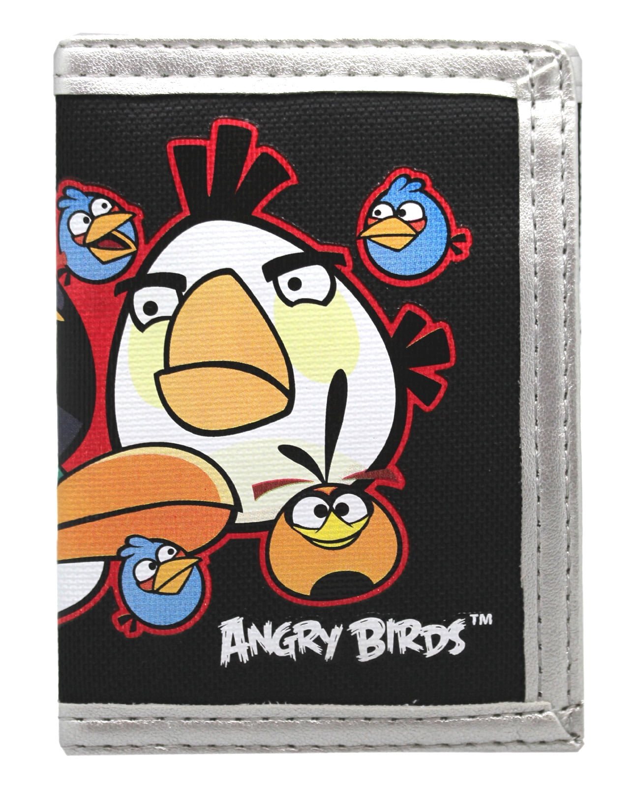 Angry Birds Special Bird Squad Black/Silver Colored Tri-fold Kids ...