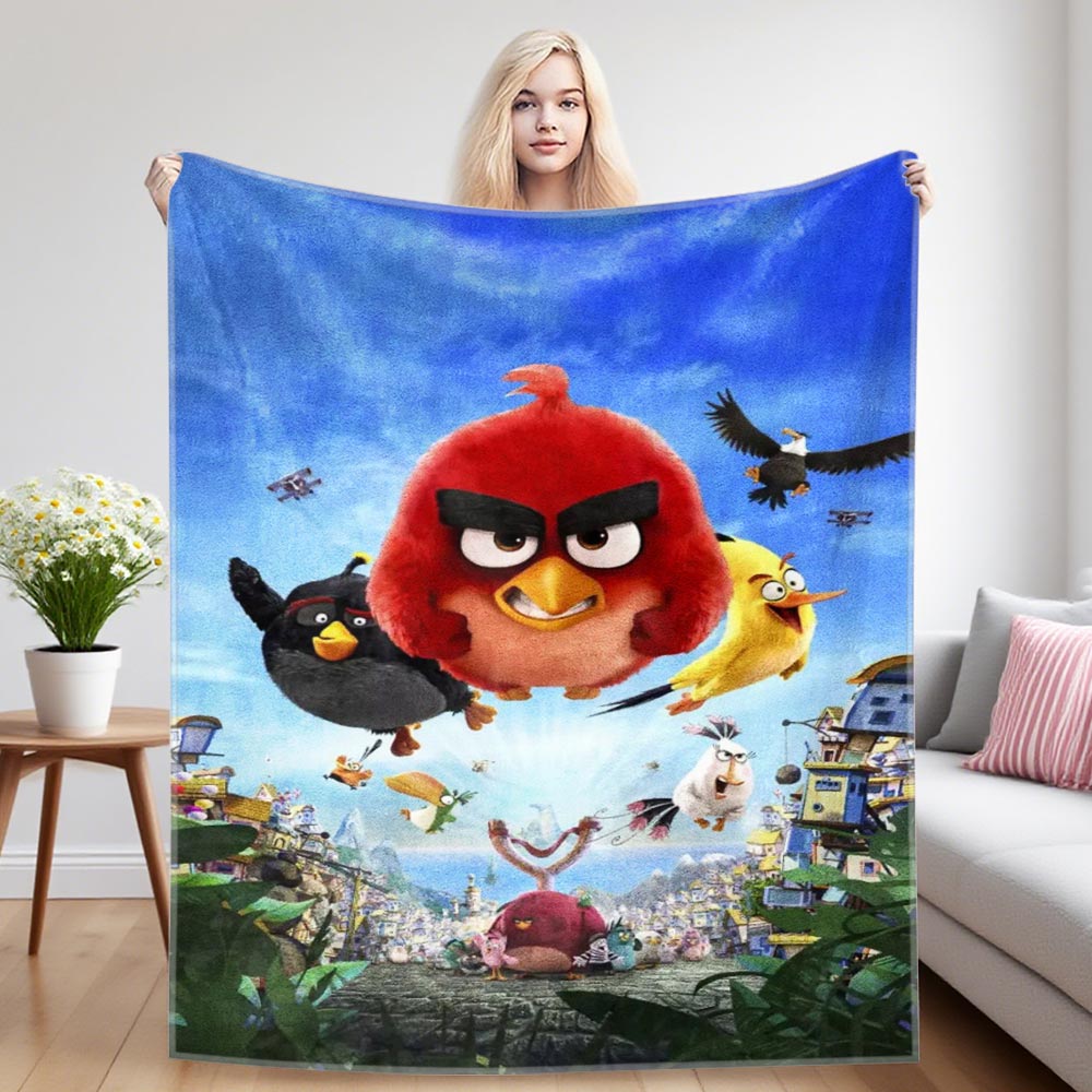 Angry Birds Throw Blankets Girls Gift Birthday Christmas 60"X80" in ...
