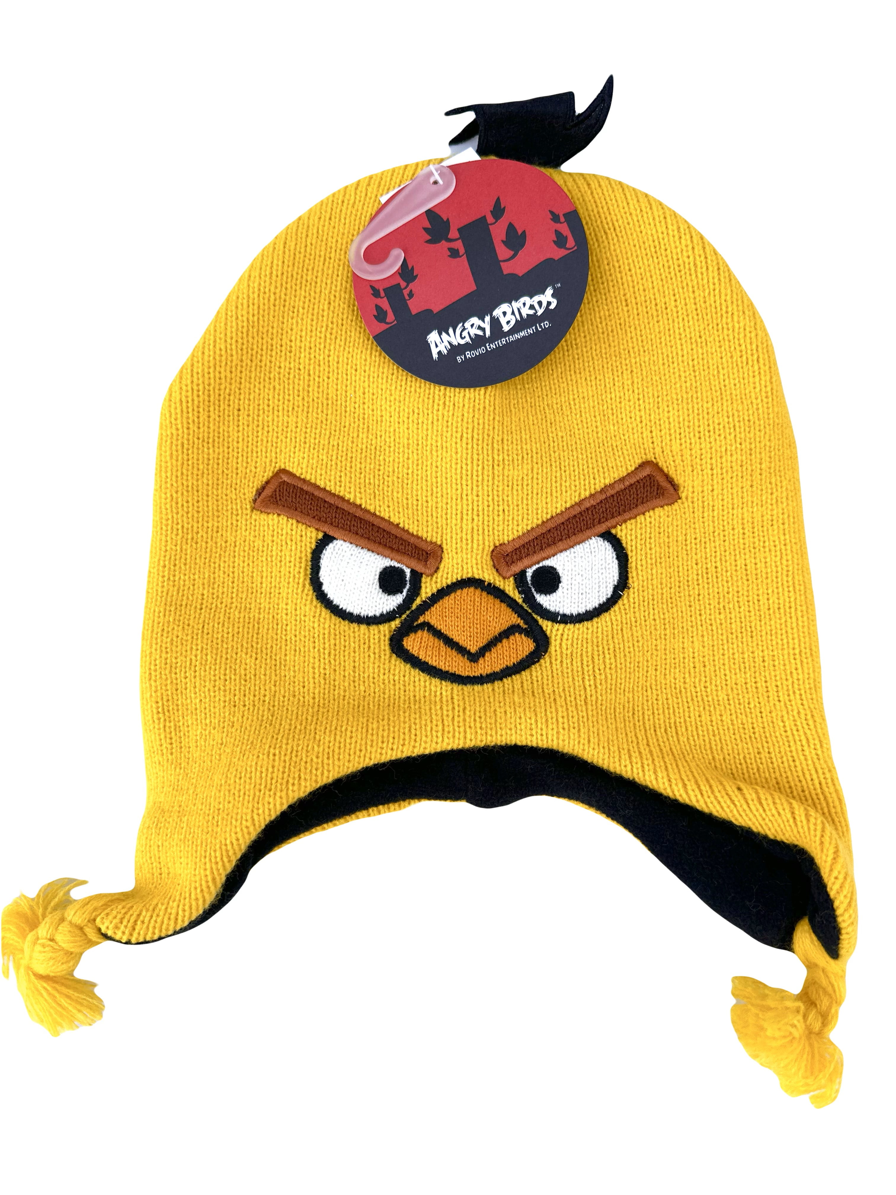 Angry Birds Yellow Bird Knit Winter Beanie Hat (OSF) - Walmart.com