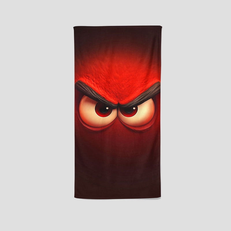 Angry Birds's towel has an exceptional design, serving as a custom gift ...