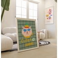 Angry Cat Cute Quotes Colorful Wall Art Unframed Paper Print - Walmart.com