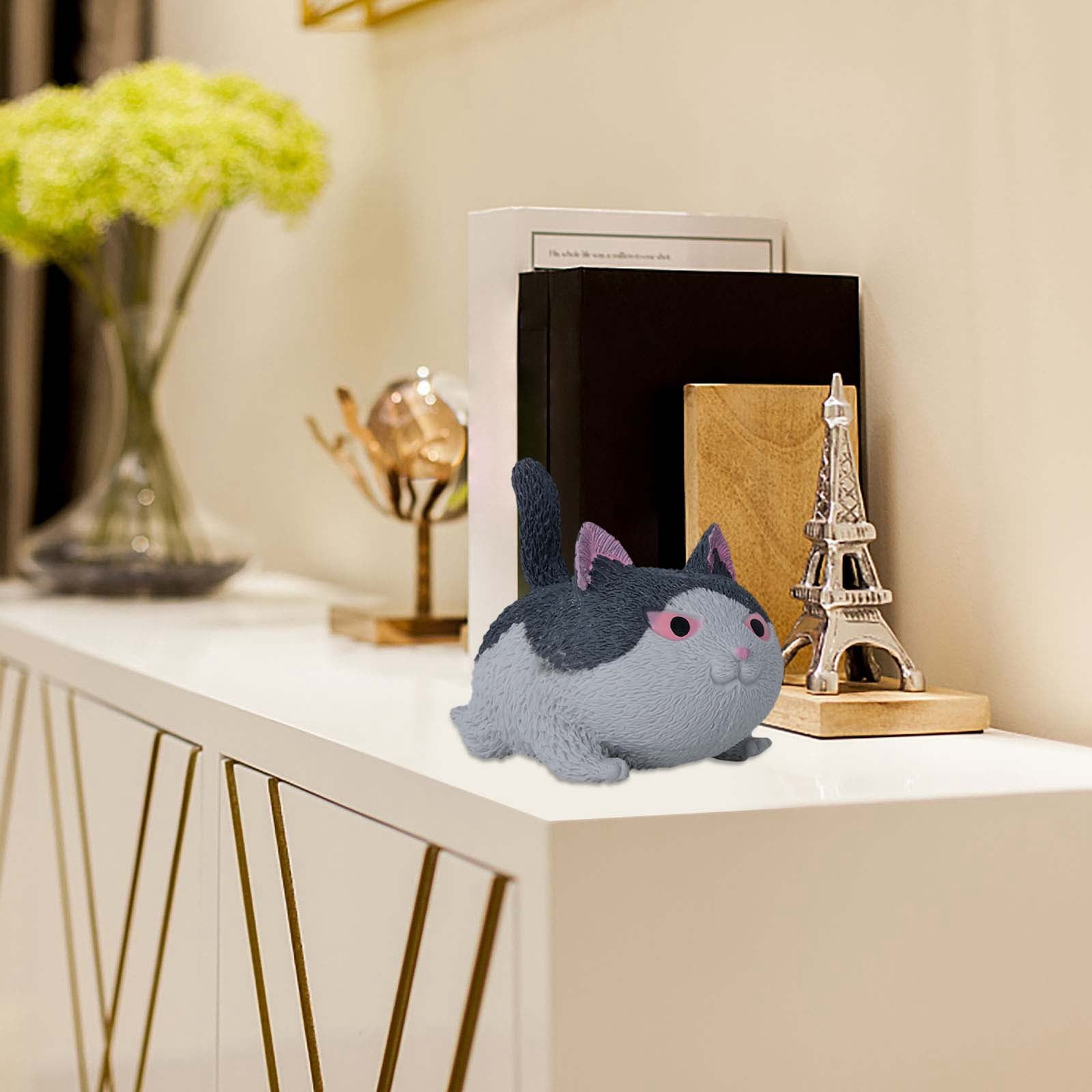 Angry Cat Stress Toy Japanese Design Sensory Anxiety Cute Collectible ...