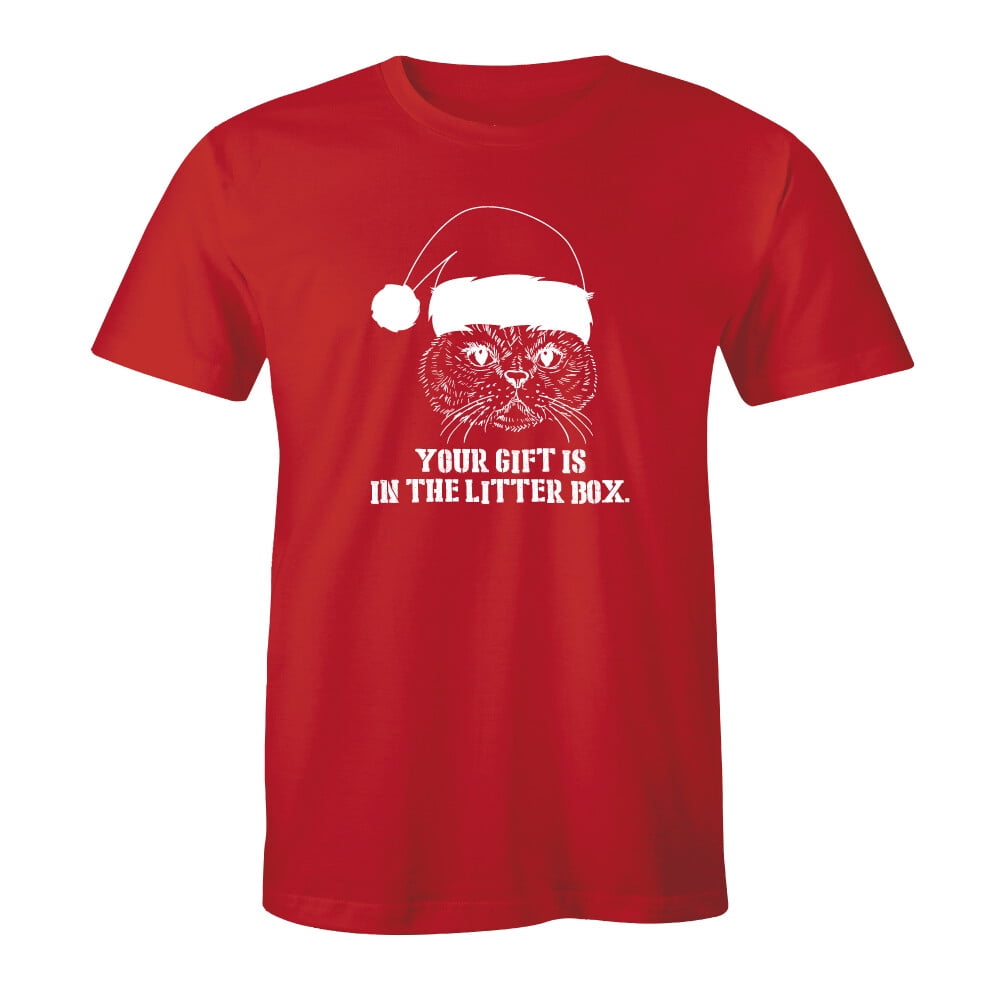 Angry Cat Your IS In The Litter Box - Shirt Men's T-shirt Tee - Walmart.com