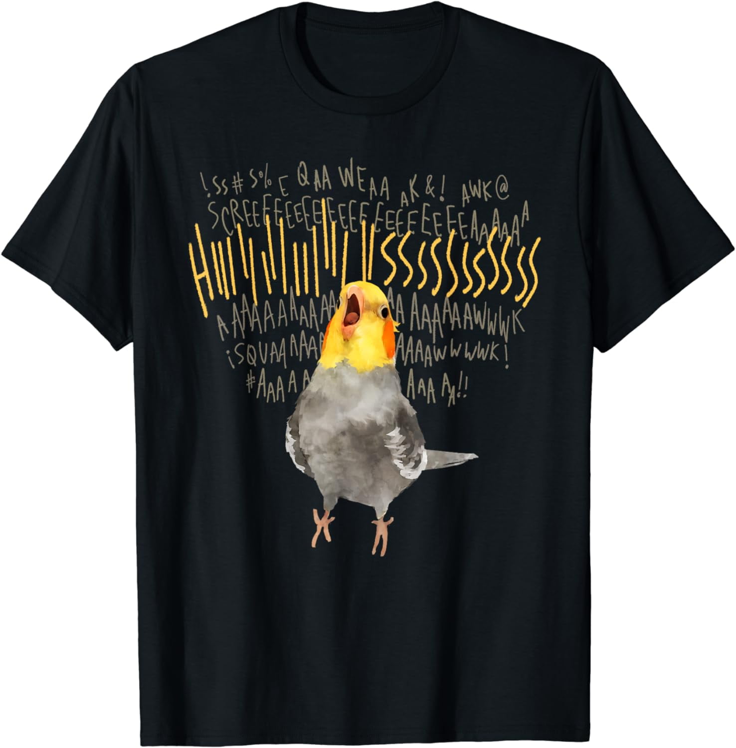 Angry Cockatiel T-shirt - Walmart.com