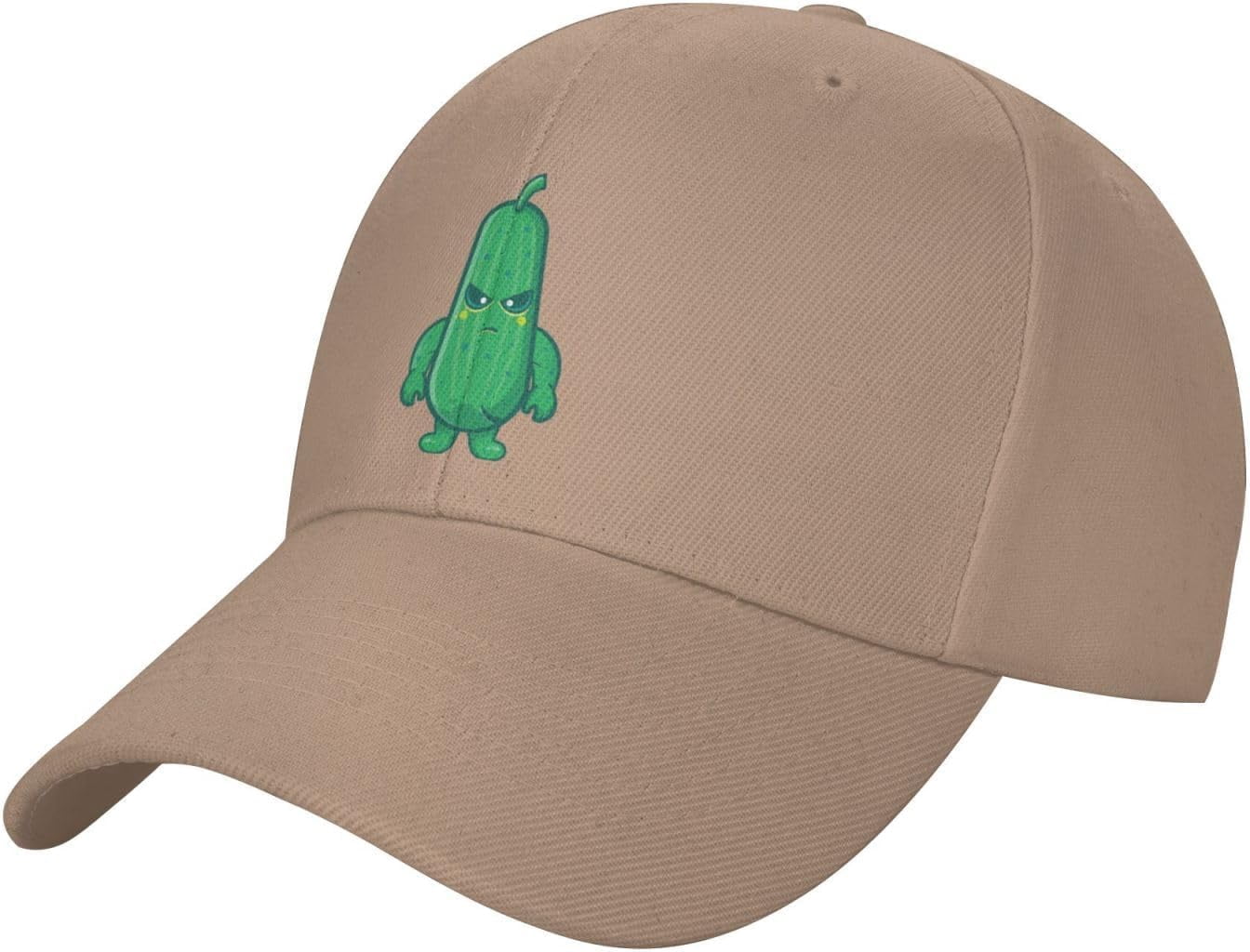 Angry Cucumber Baseball Cap Adjustable for Men Women Hat Truck Driver ...