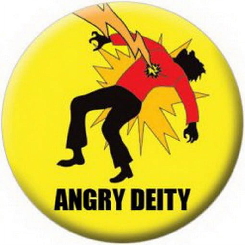 Angry Deity Button 81671 - Walmart.com