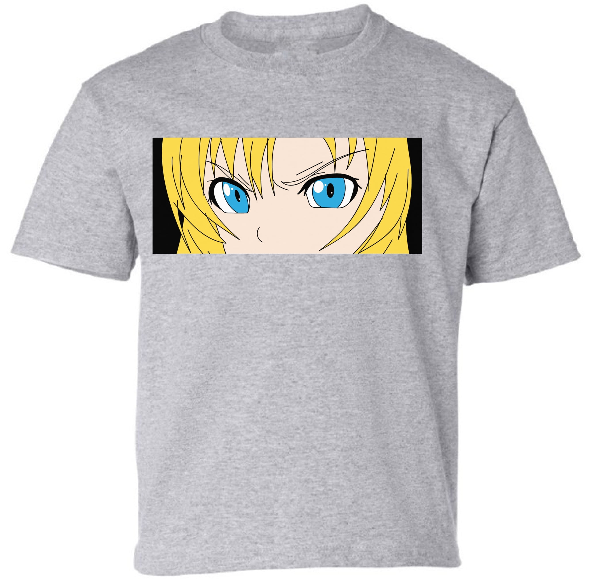 Angry Eyes Anime T-Shirt Kids Tees Movies - XS S M L XL Graphic Tee ...