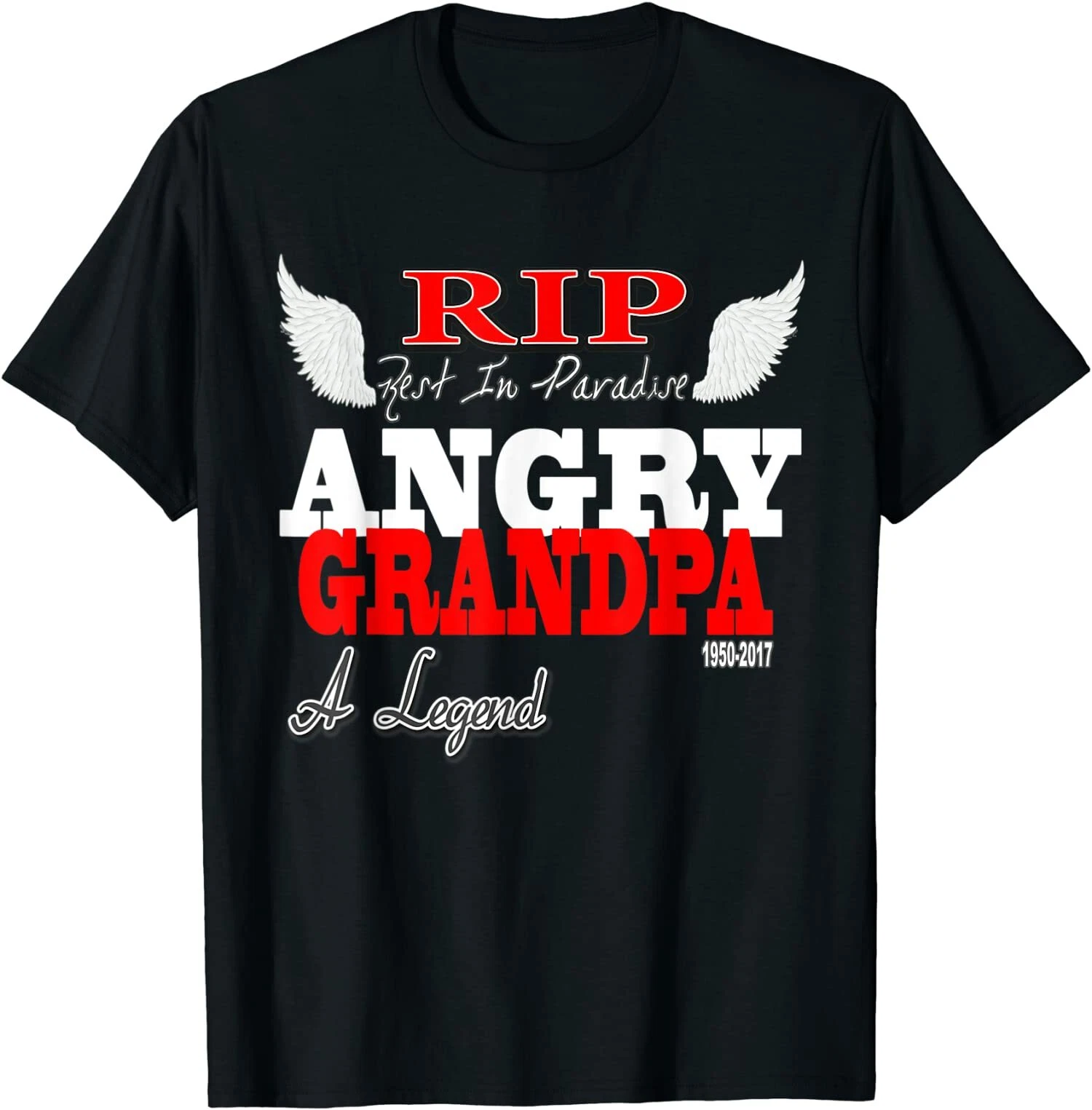Angry Grandpa A Legend Idea Tee Vintage T-Shirt - All Sizes S-5Xl ...