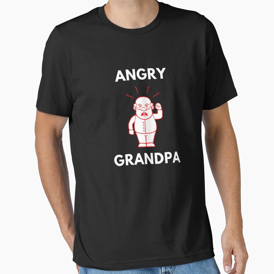 Angry Grandpa Shirt, Simple Text Tee, Meaningful Family Shirt - Walmart.com
