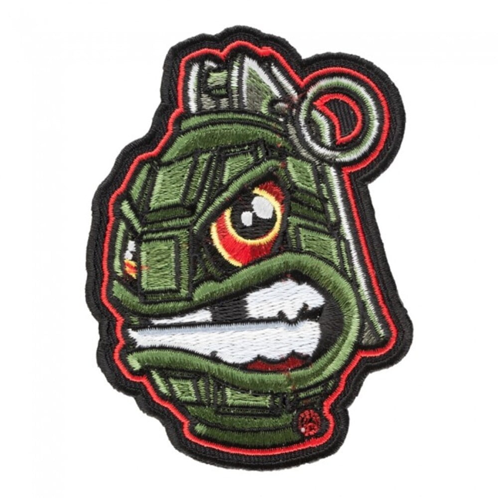 Angry Green Grenade Face Patch, Weapons Patches by PatchStop. - Walmart.com