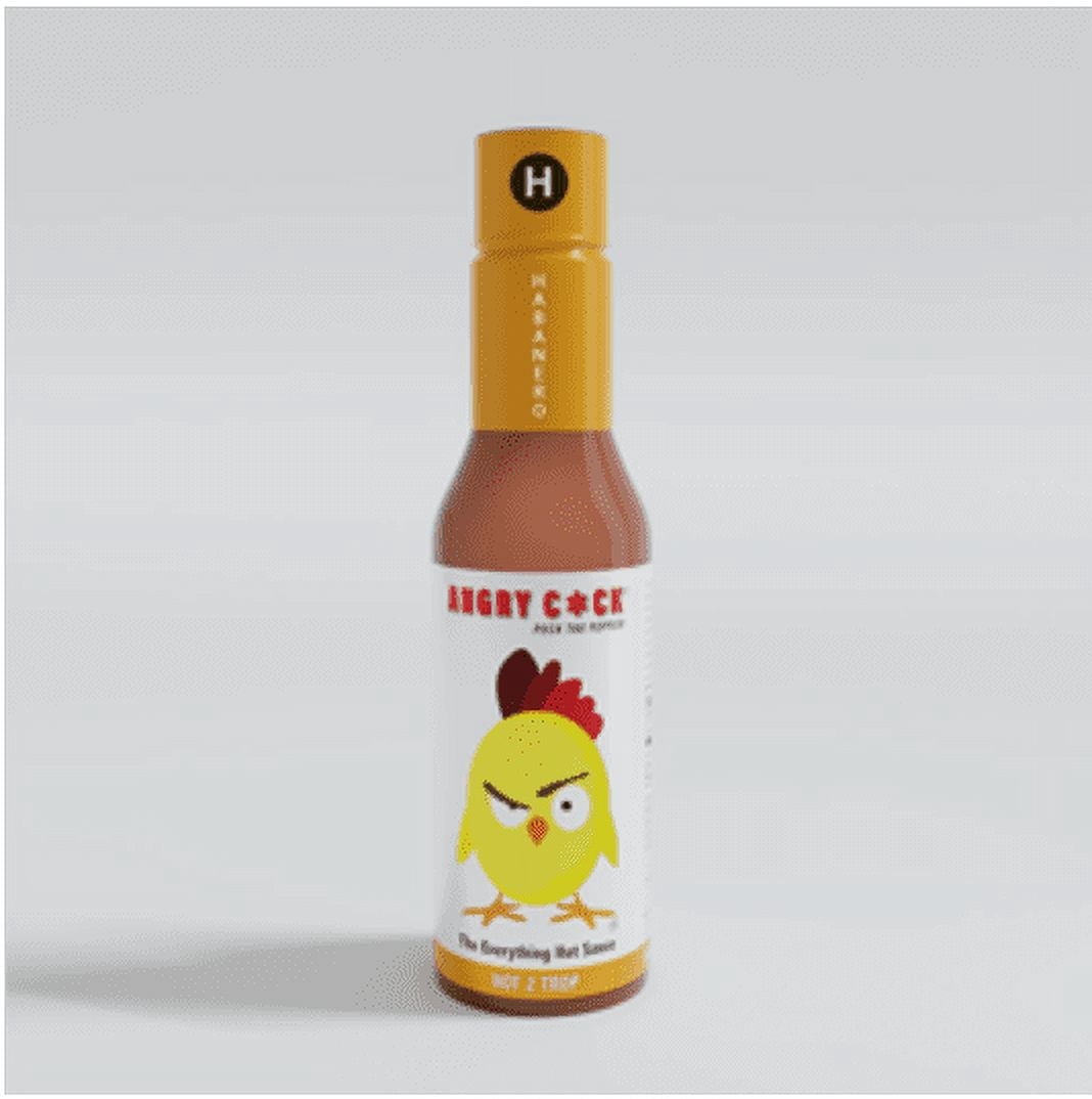Angry Hot Sauces Hot 2 Trop | Heat Level - MEDIUM - Walmart.com