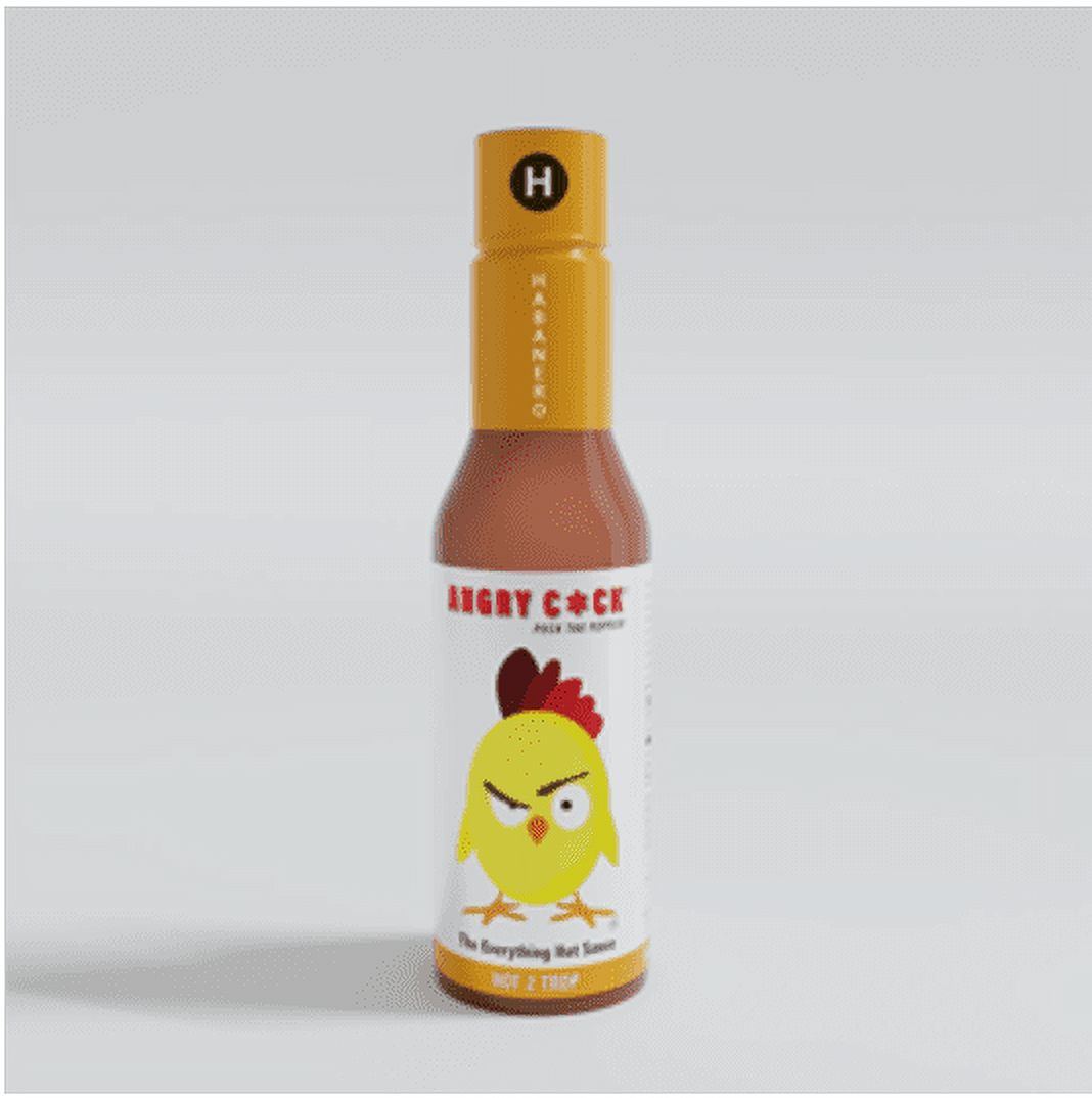 Angry Hot Sauces Hot 2 Trop | Heat Level - MEDIUM - Walmart.com