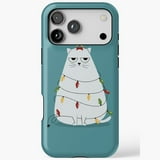 Angry Kitty Cat Hates Xmas Case for iPhone 11 12 13 14 15 16 17 Pro Max ...
