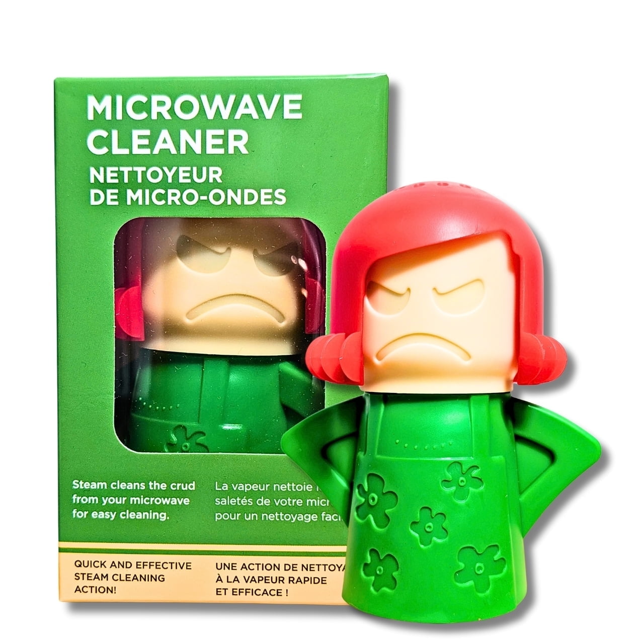 Angry Mama Microwave Cleaner, 1 Count Green - Walmart.com