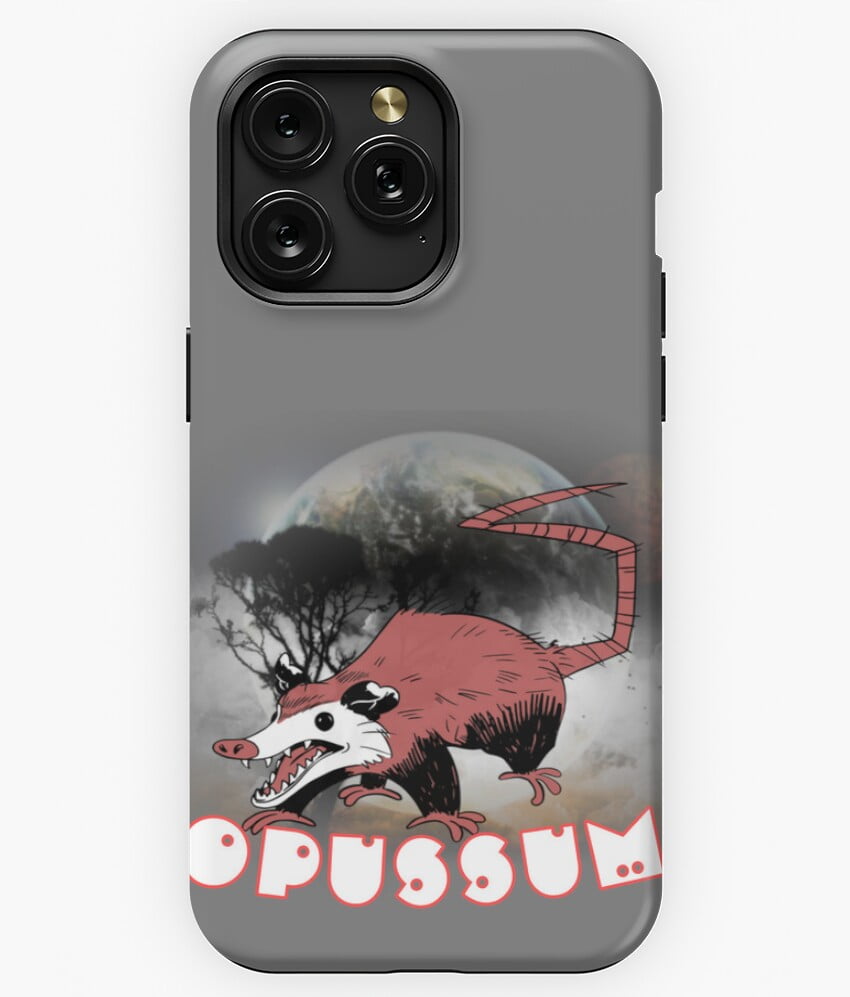 Angry Opossum First of All I'm a Delight M3520 Phone Case for iPhone 17 ...