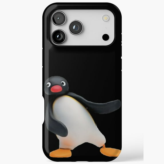 Angry Pingu Cute Meme Inspired Cartoon Art Case Compatible with iPhone ...