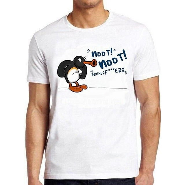 Angry Pingu Noot Noot Motherf***ers Meme Gamer Movie Funny Gift Tee T ...