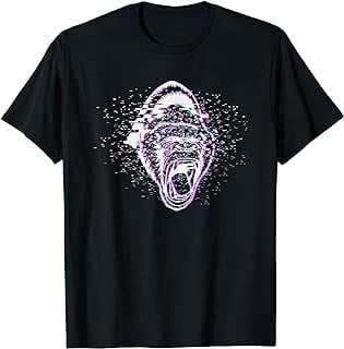 Angry Pixely Pixelated Gorilla Vaporwave T-Shirt - Walmart.com