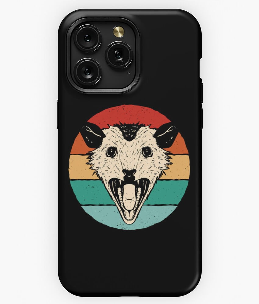 Angry Possum Funny Screaming M3367 Phone Case for iPhone 17 16 15 14 13 ...