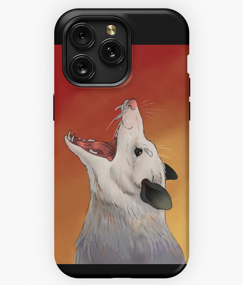 Angry Possum Funny Screaming M3540 Phone Case for iPhone 17 16 15 14 13 ...