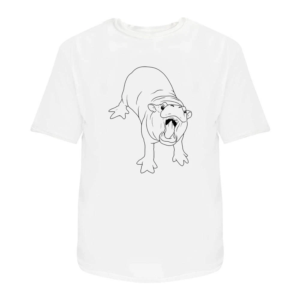 Angry Pygmy Hippo' Unisex T-Shirt - 100% Cotton (S-XXL) (TA050523 ...