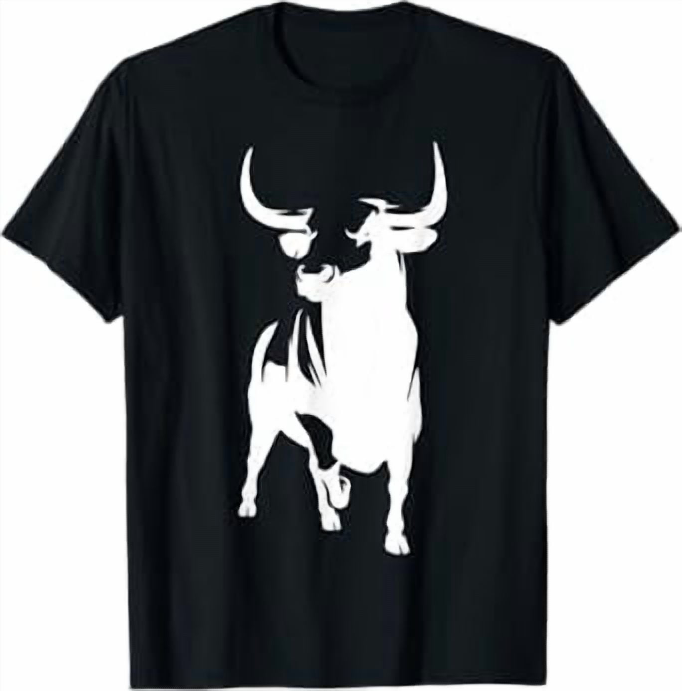 Angry Raging Bull Riding T-Shirt - Walmart.com