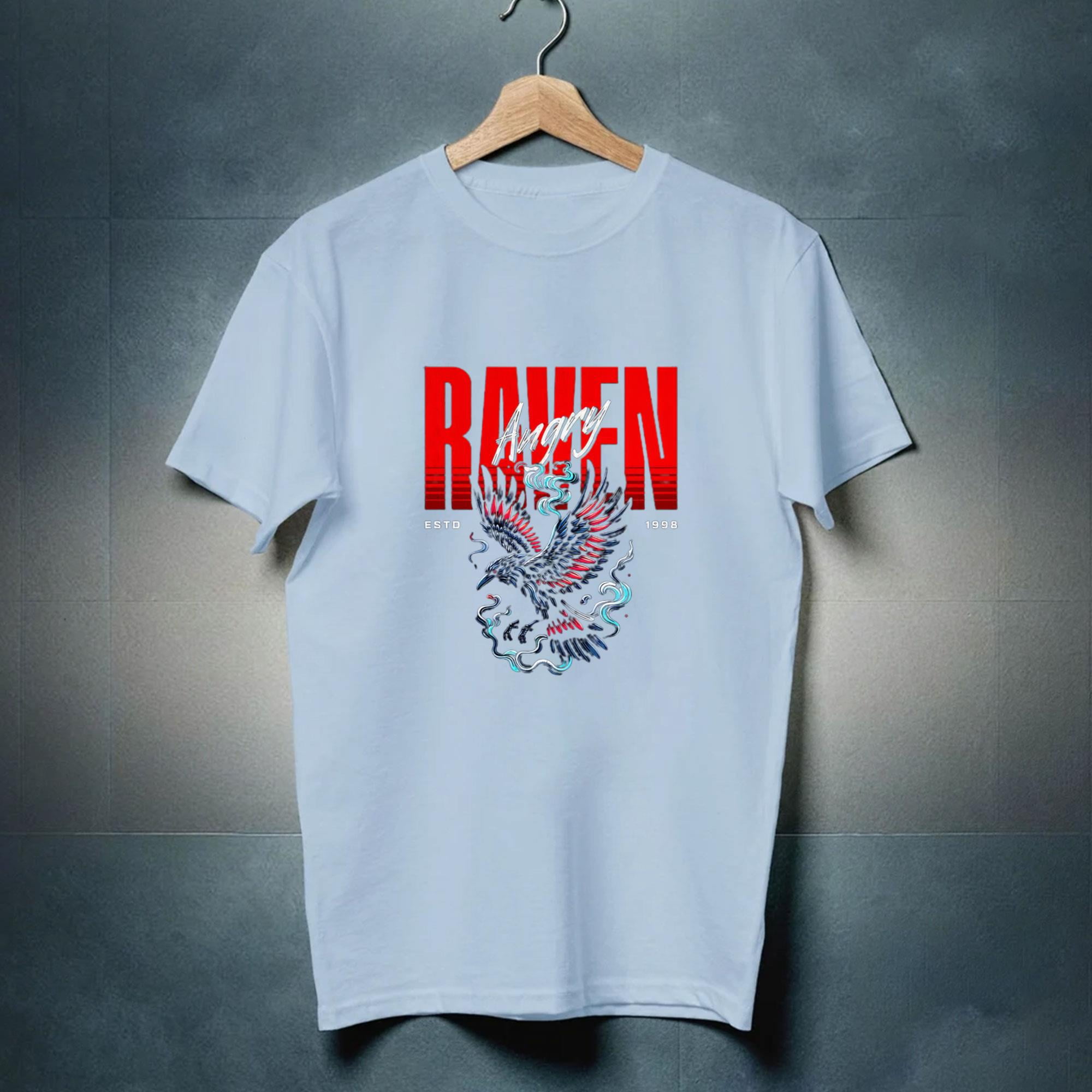 Angry Raven Dark Gothic Bird Graphic Shirt, Size S - 3XL -T1 - Walmart.com