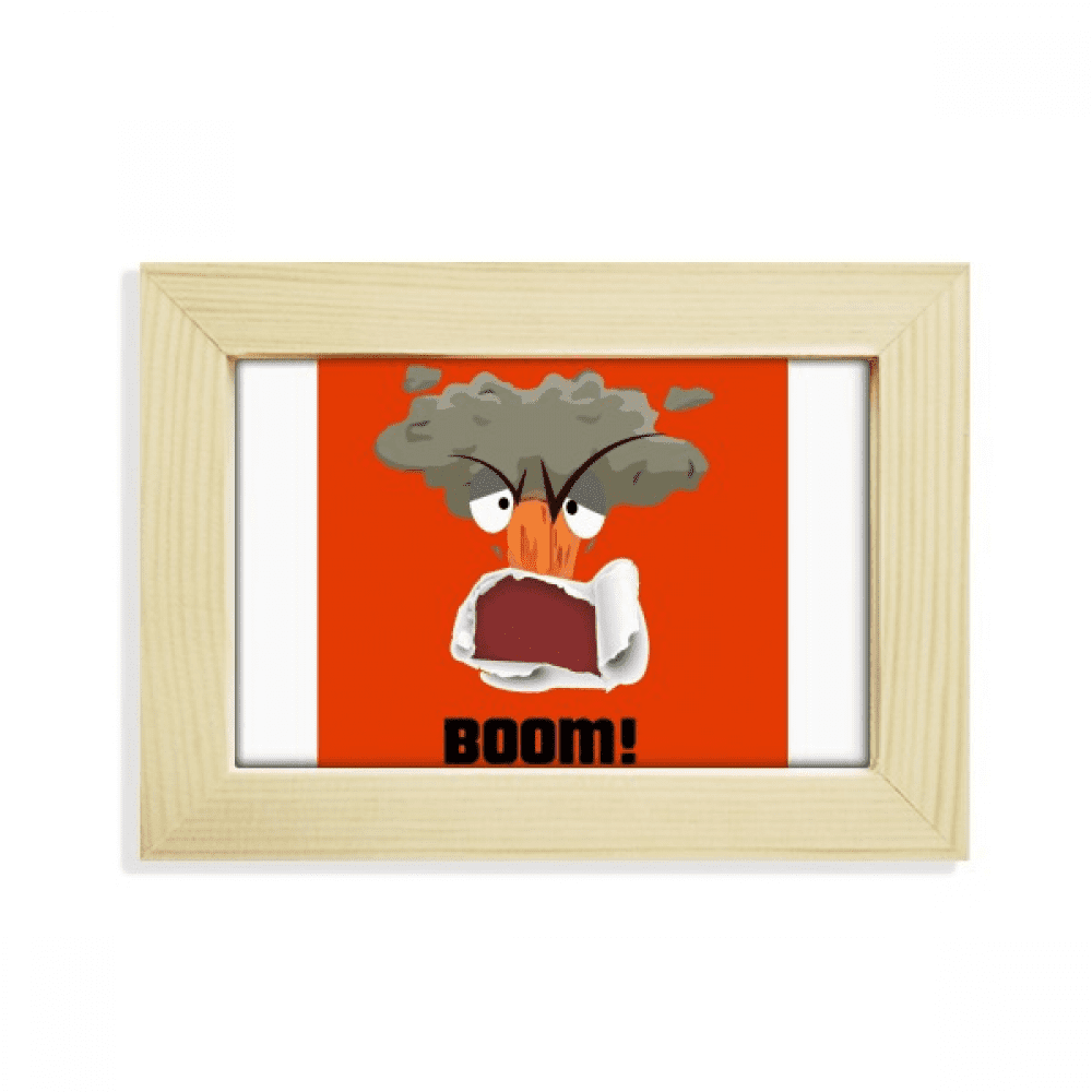 Angry Red Emotion Volcano Eruption Desktop Decorate Photo Frame Picture ...