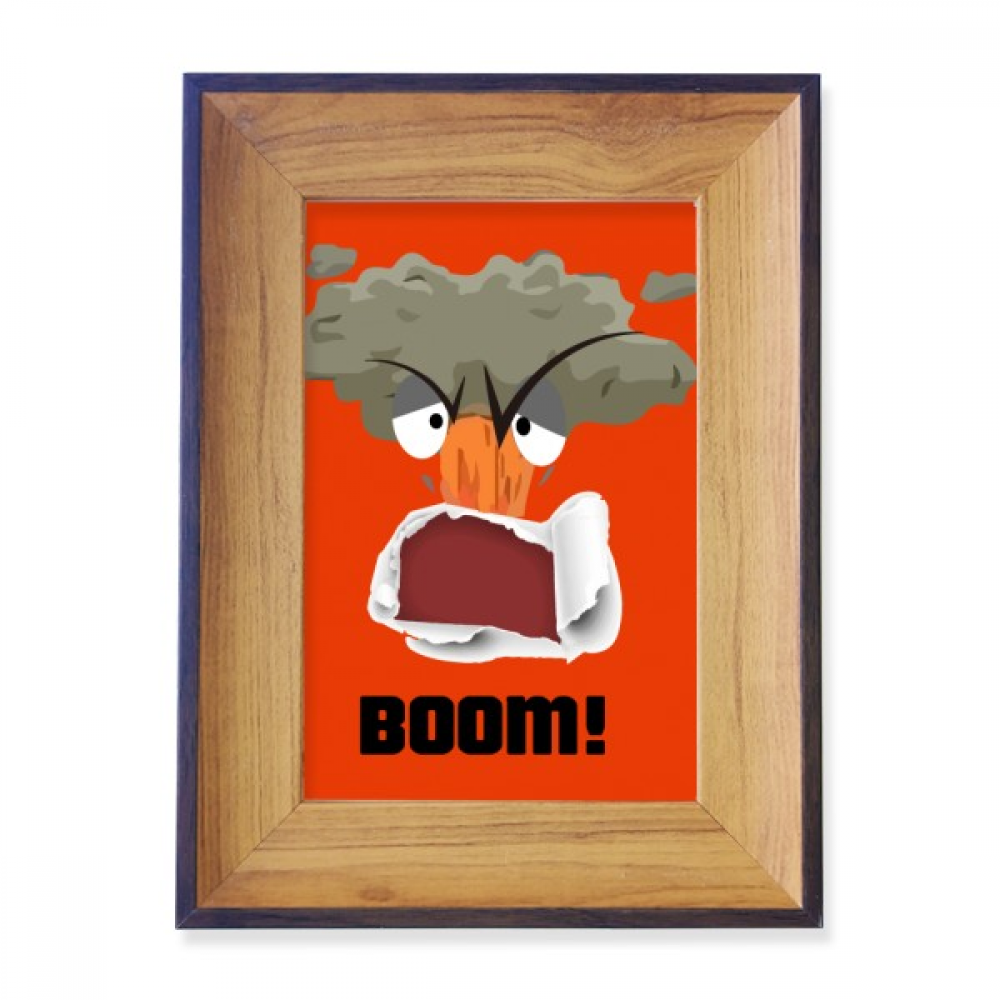 Angry Red Emotion Volcano Eruption Photo Frame Exhibition Display Art ...