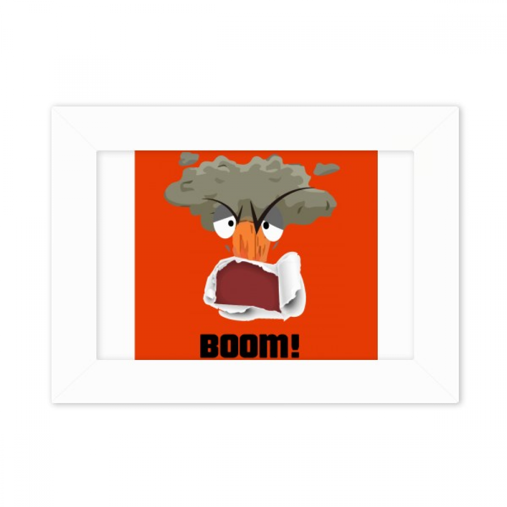 Angry Red Emotion Volcano Eruption Photo Mount Frame Picture Art ...
