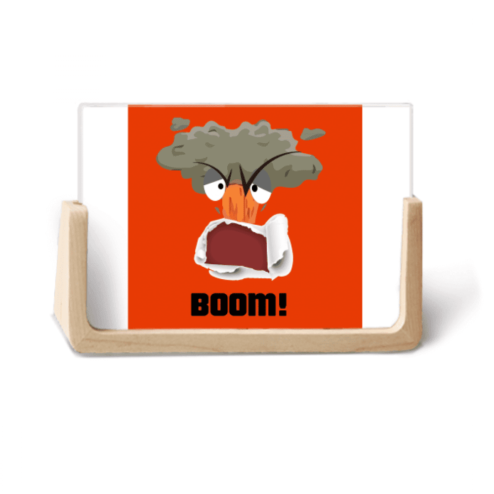 Angry Red Emotion Volcano Eruption Photo Wooden Photo Frame Tabletop ...
