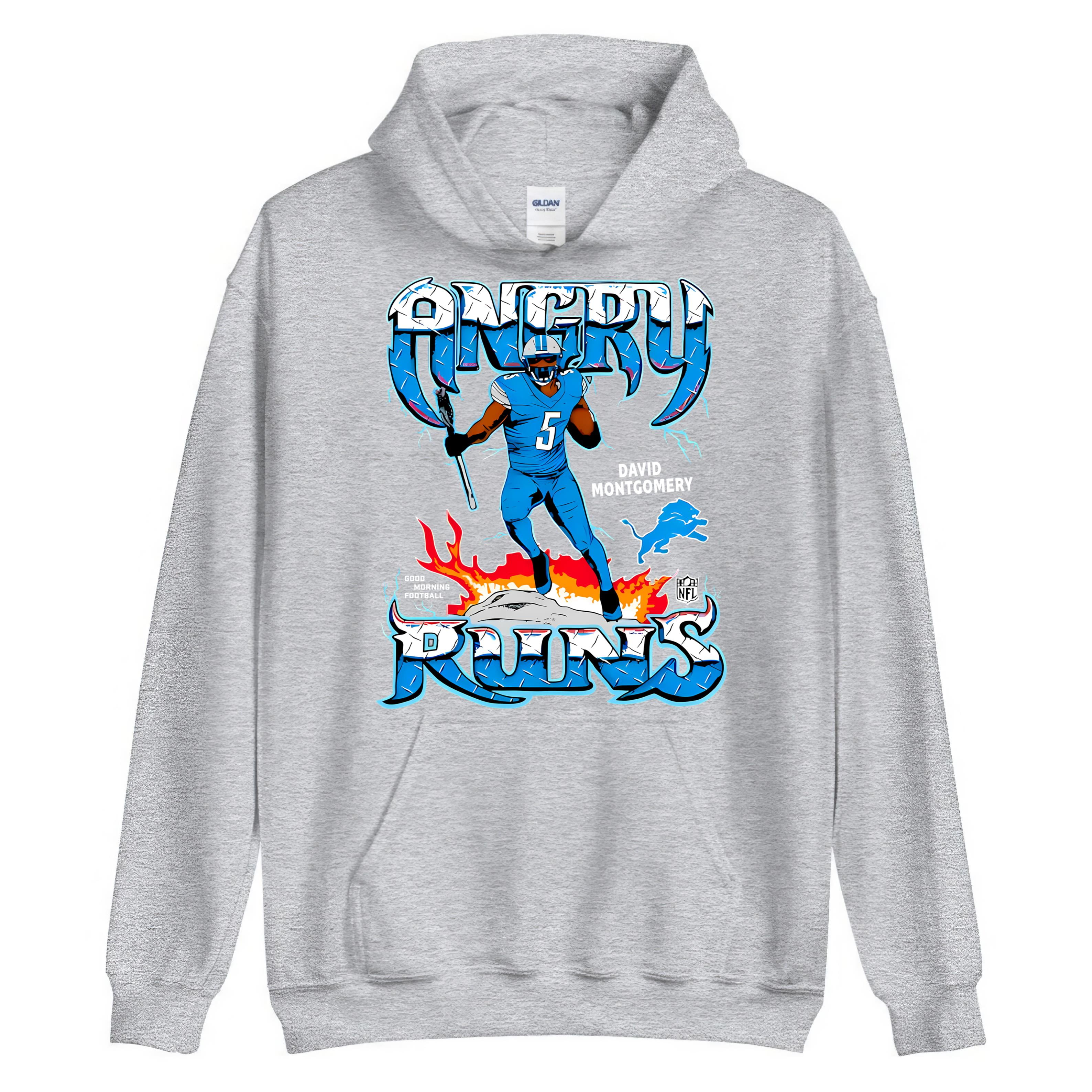 Angry Runs 2024 Football Team Style Shirt-TH30430 - Walmart.com