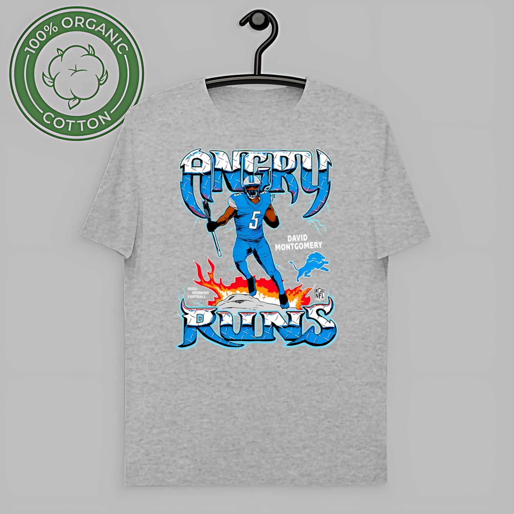 Angry Runs Football Shirt - 2025 Game Day Graphic Tee New Instock Gift ...