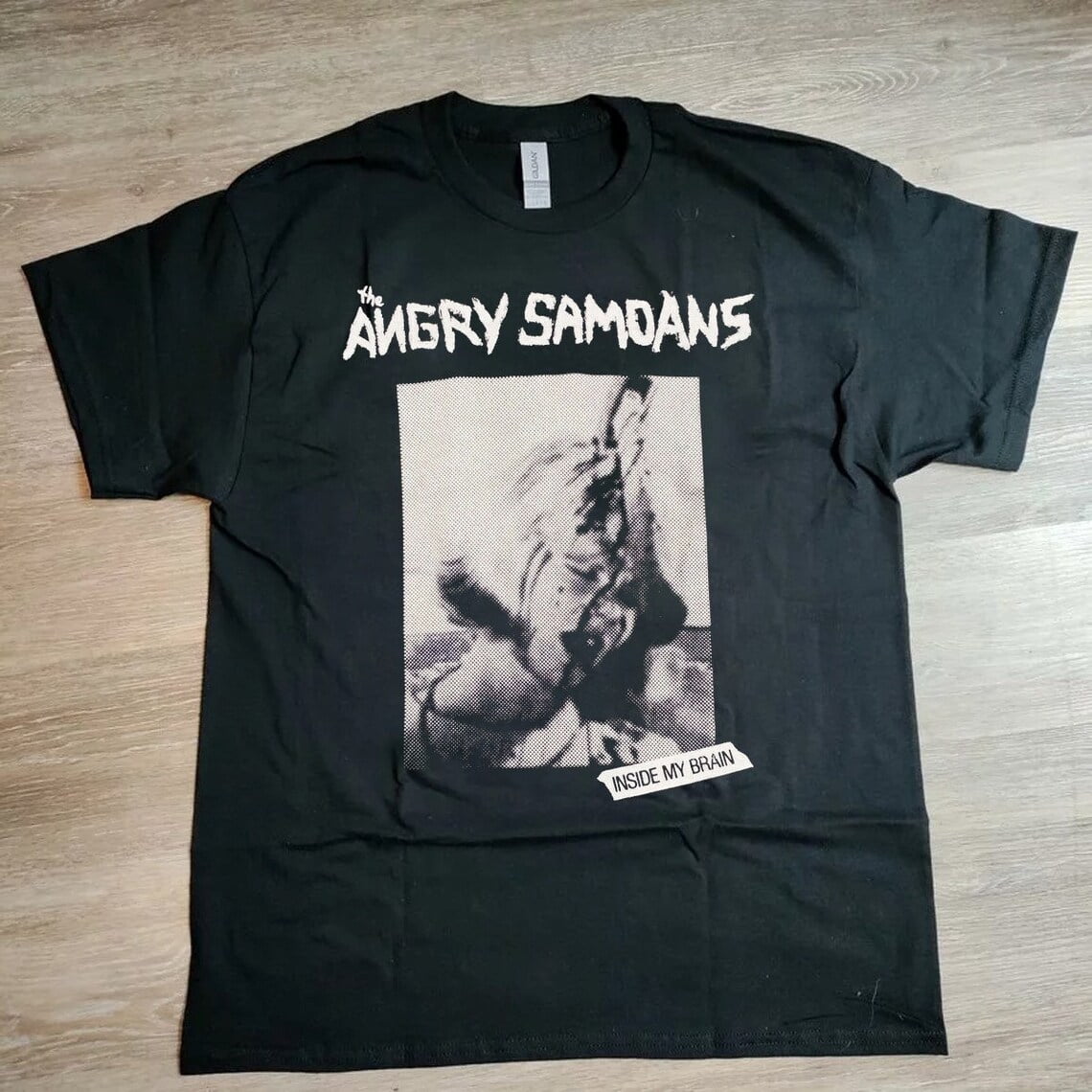 Angry Samoans Inside My Brain BLACK T-Shirt, Angry Samoans Tour 1980 T ...