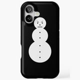 Angry Snowman Jeezy Meme Funny Holiday Humor Case for iPhone 17 11 12 ...