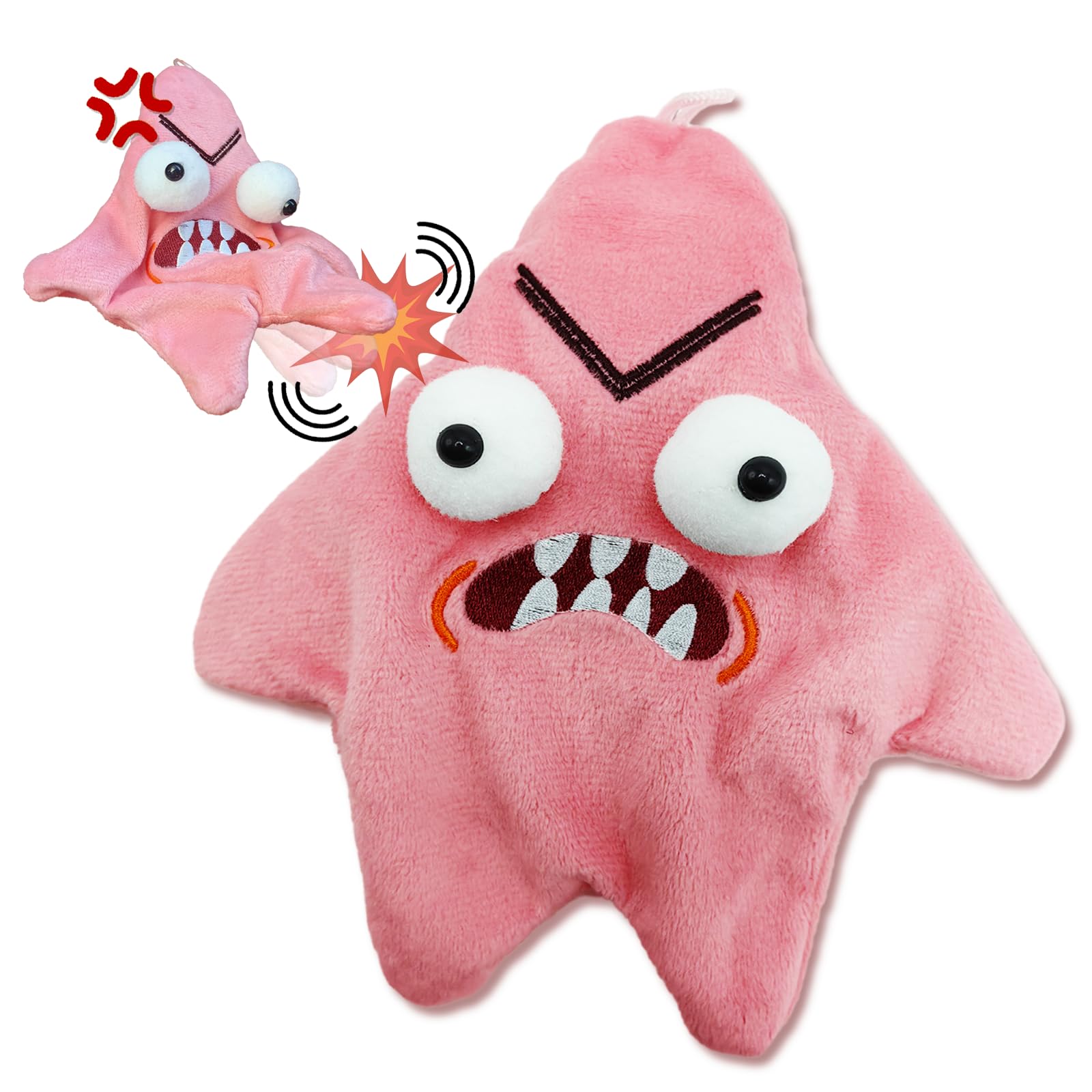 Angry Starfish Plush Toy With Moving & Shooting Effects - Interactive ...