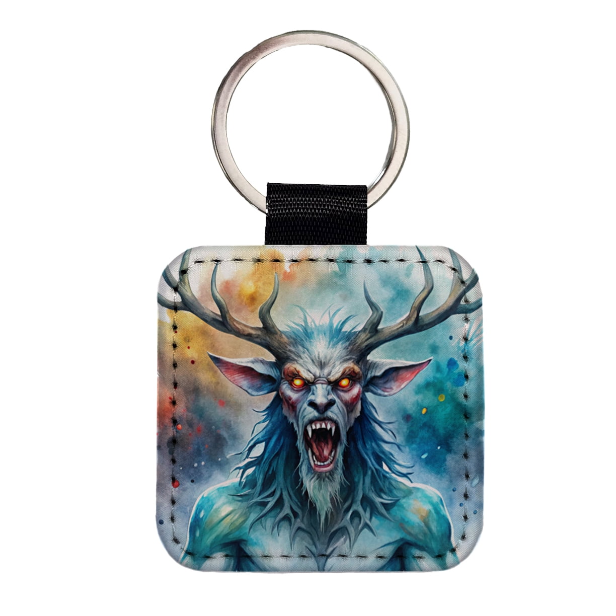 Angry Wendigo Algonquian Folklore Monster Watercolor Faux Leather ...