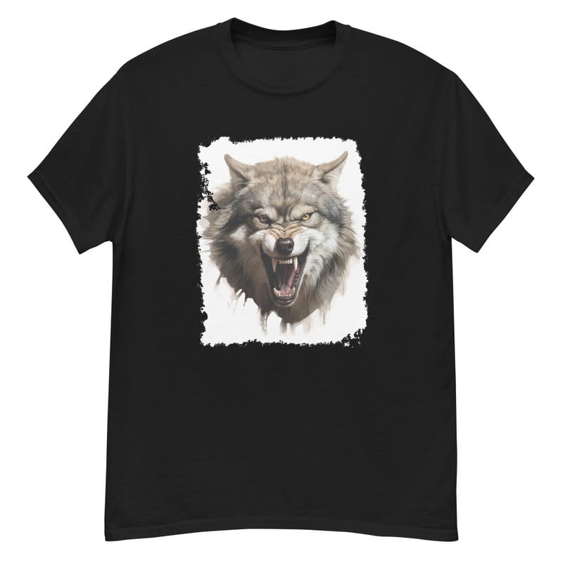 Angry Wolf Face Graphic TShirt Wild Animal Nature Spirit Wilderness,for ...