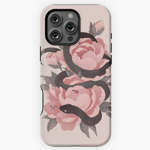 Anguis Snake Artwork Design Art iPhone Case 17 16 15 14 13 12 11 Pro ...