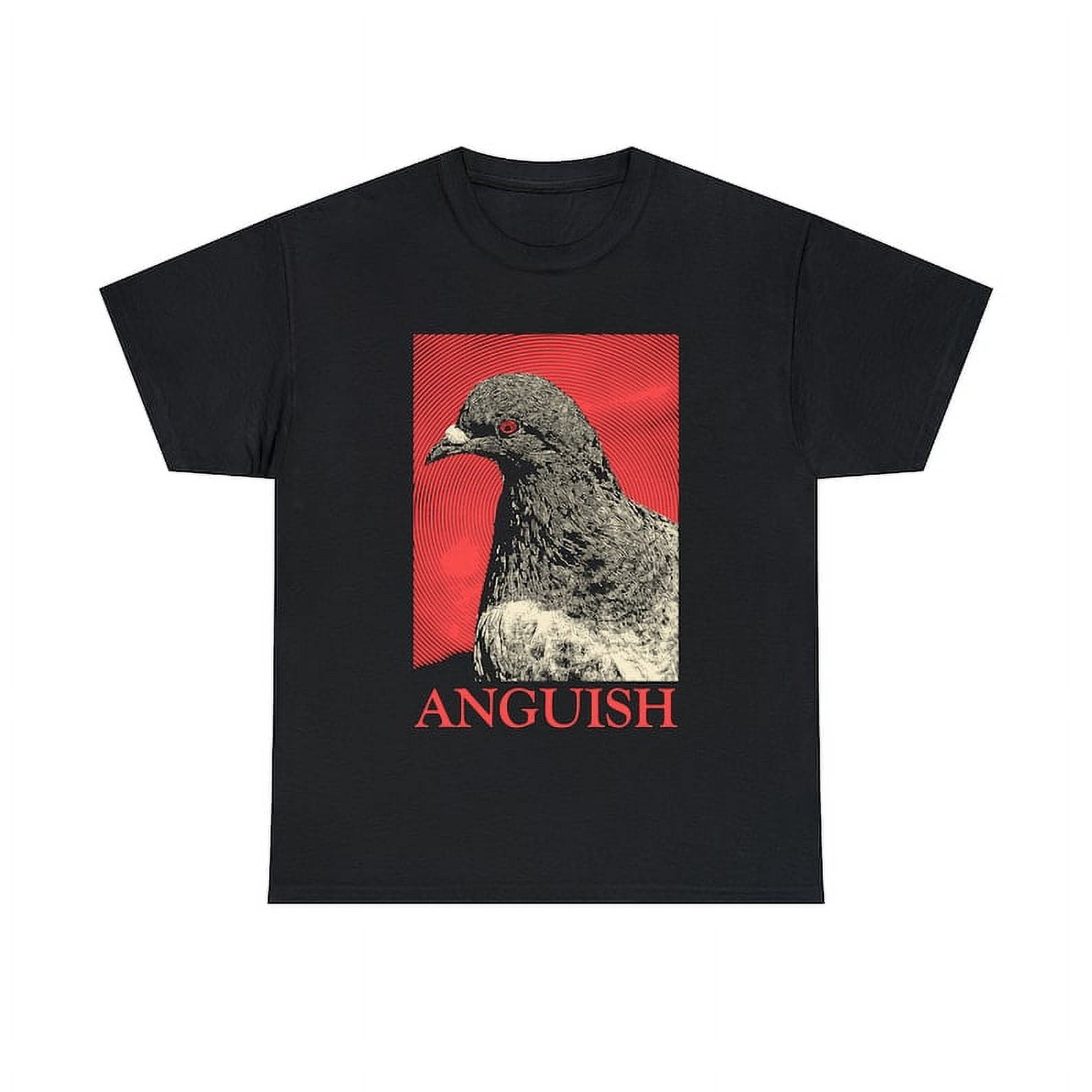Anguish Pigeon T-Shirt, Sarcastic Pigeon Design, Funny Animal Lover Tee ...