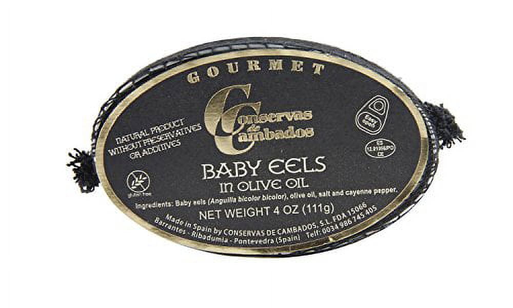 Angulas - Tiny Baby Eels in Olive Oil - Walmart.com