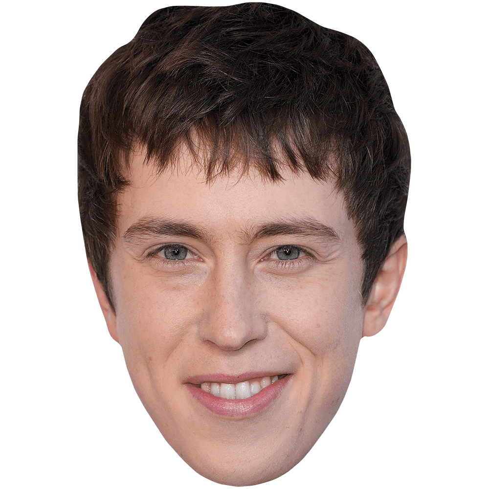 Angus Imrie (Smile) Celebrity Mask, Flat Card Face, Fancy Dress Mask ...