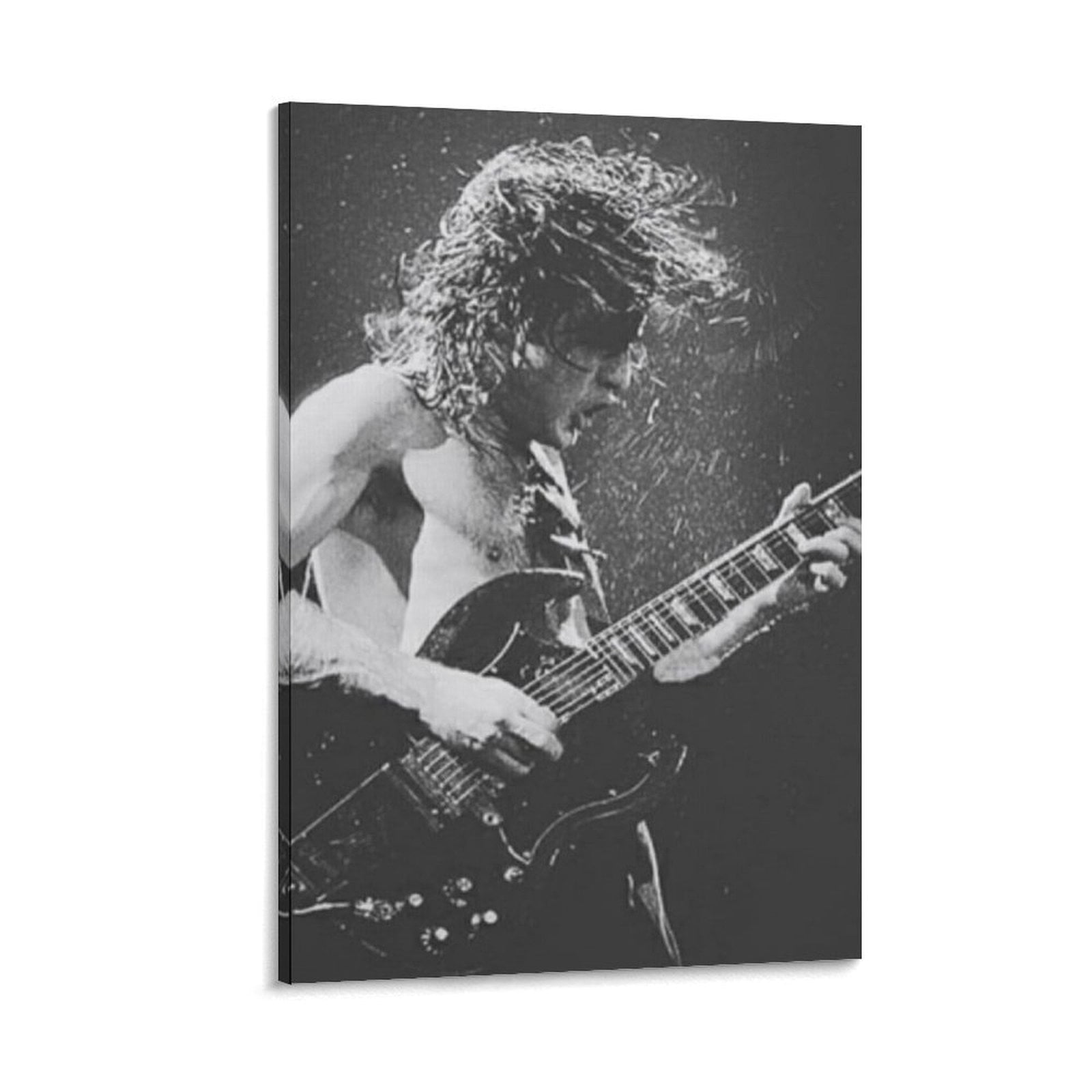 Angus Young Canvas Poster Canvas Art Poster and Wall Art Picture Print ...