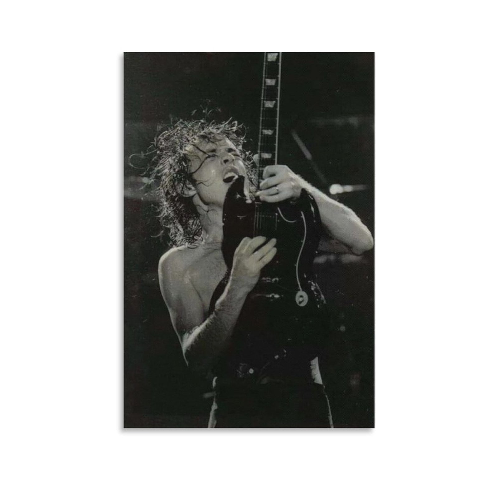 Angus Young Canvas Poster Poster Decorative Painting Canvas Wall Art ...