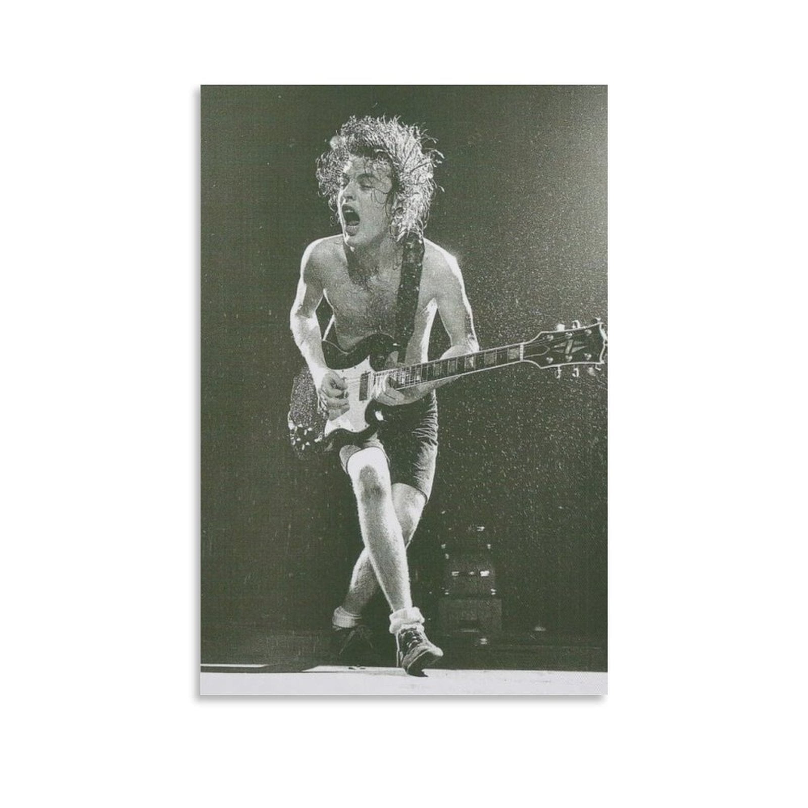 Angus Young Canvas Poster Posters Wall Art Painting Canvas Gift Living ...