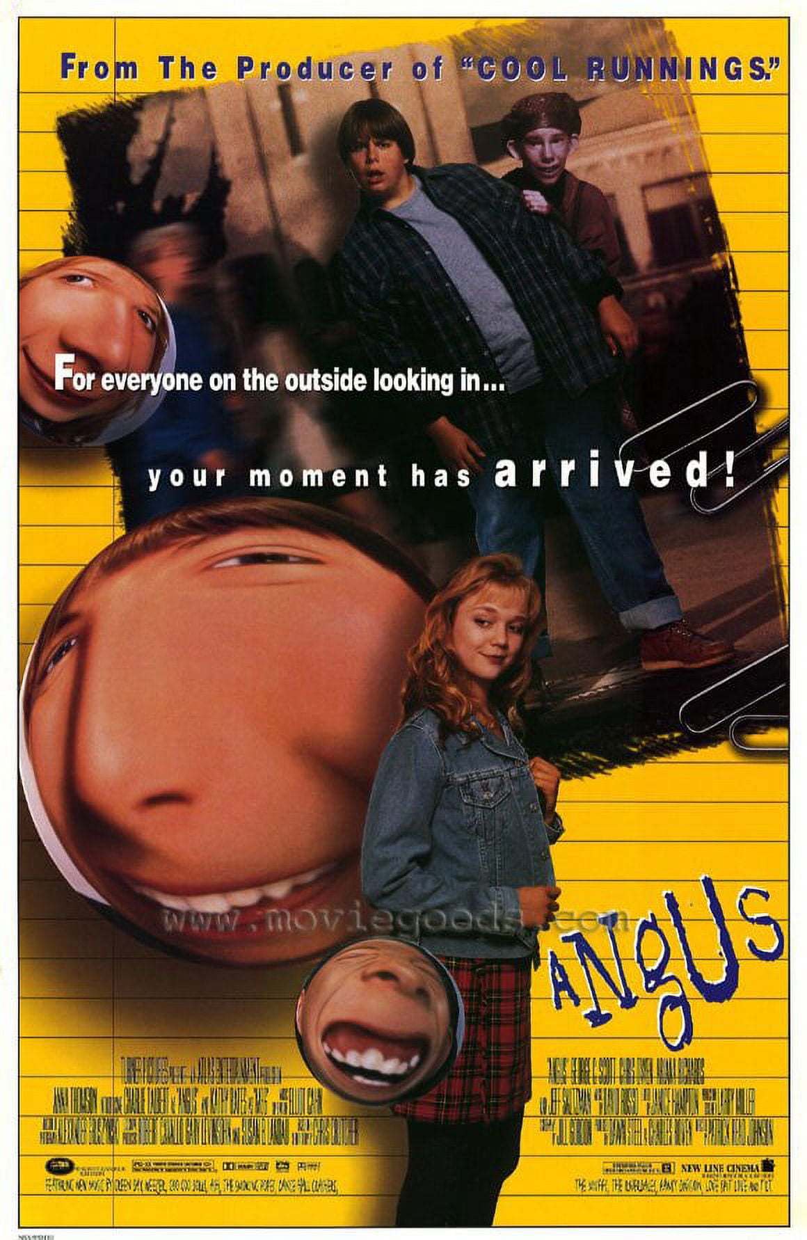 Angus - movie POSTER (Style A) (27" x 40") (1995) - Walmart.com