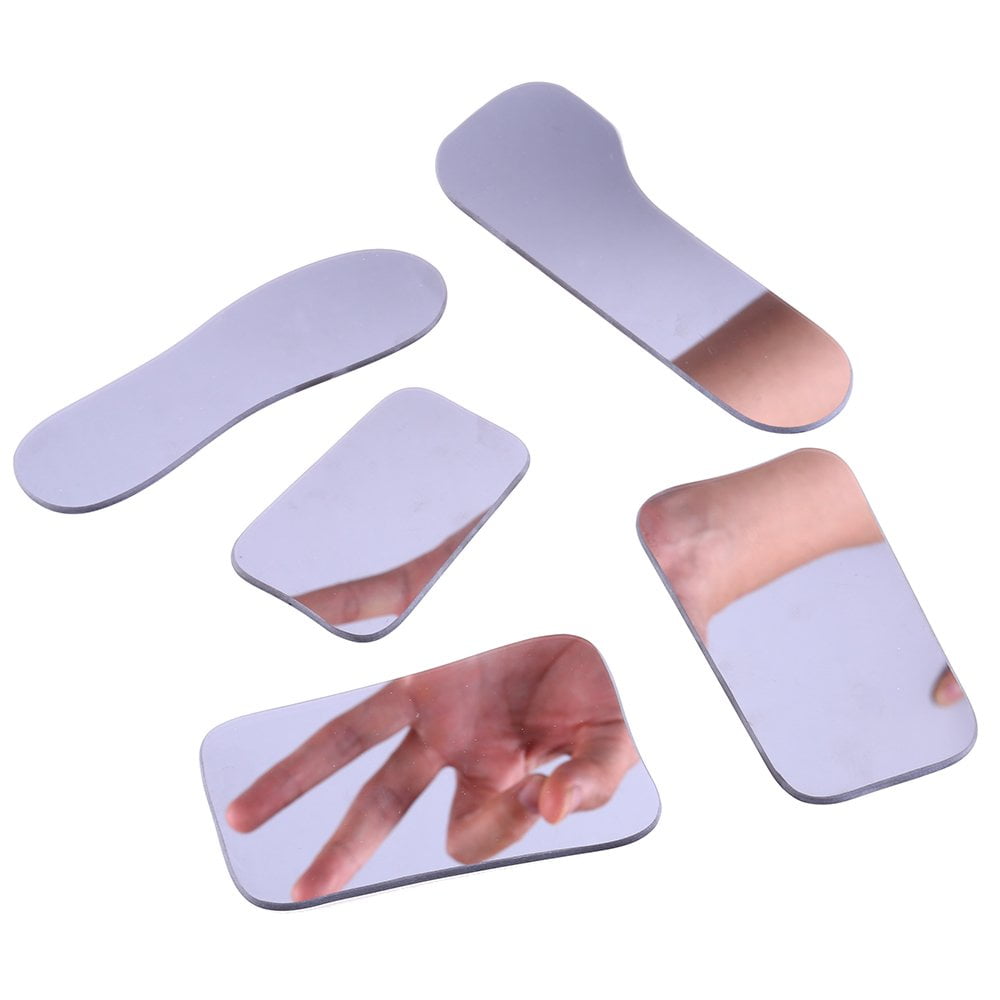 Angzhili 5Pcs/Set Intraoral Mirrors Dental Photography Mirrors Dental ...
